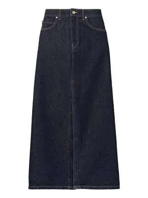 ULLA JOHNSON The Anais Denim Maxi Skirt