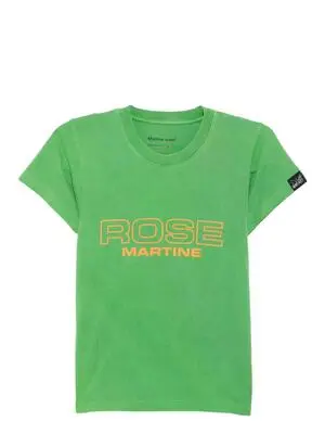 Martine Rose Shrunken T-shirt - Green