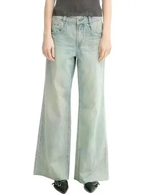 Miss Sixty Wide Leg Jeans - Blue