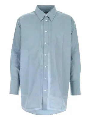 Ami Poplin Button-down Shirt - Blue