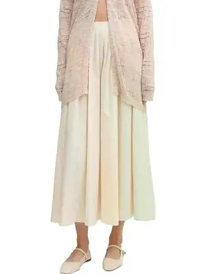 PEDRO DEL HIERRO Pleated Midi Skirt