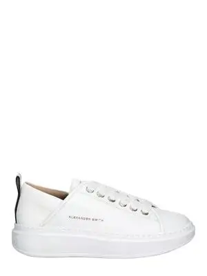 ALEXANDER SMITH Lace-up Platform Sneakers - White