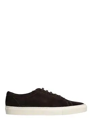 LOAKE Sprint Suede Trainers - Dark Brown