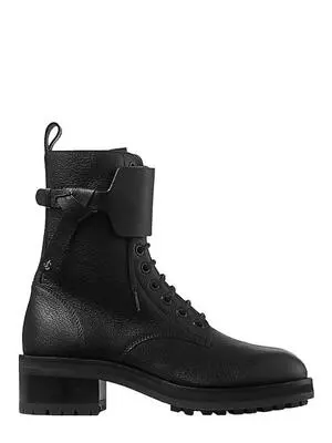 JIMMY CHOO Rosabel 50 Leather Ankle Boots - Black