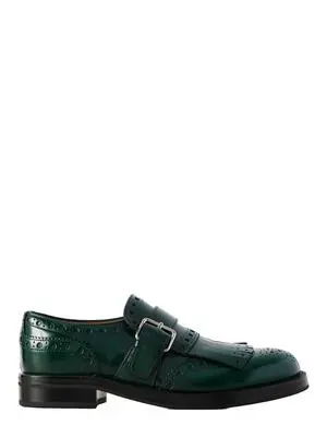 Church's Phillis Fringed Polished Leather Brogues - Green