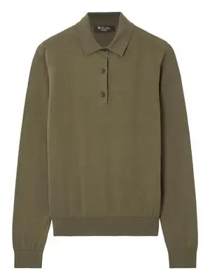 Loro Piana Cotton Polo Shirt - Green