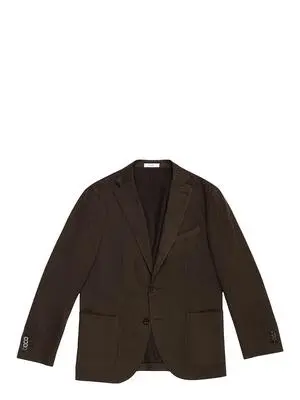 BOGLIOLI Wool Herringbone Single-breasted Sport Coat