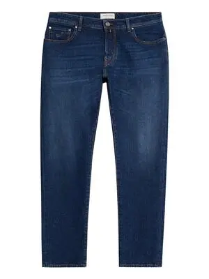 JACOB COHЁN Bard Dark-wash Denim Slim Fit Jeans - Blue