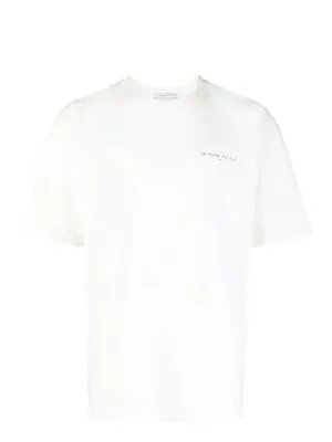 IH NOM UH NIT Pearl Roses Logo-print T-shirt - Neutrals