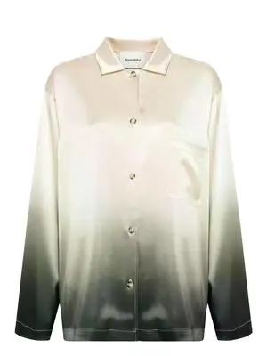 Nanushka Jelmer Ombré-effect Satin Shirt - Multicolour