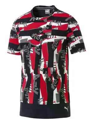 PUMA X New York Bull Racing Printed T-shirt - Red