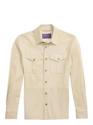RALPH LAUREN Suede Overshirt