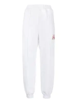 Philosophy Di Lorenzo Serafini Cotton Logo Print Track Pants - White
