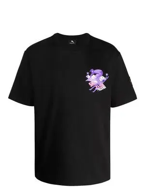 MAUNA KEA Ski Club Cotton T-shirt - Black