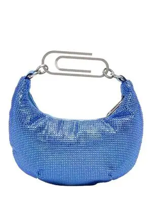 Off-White Studded Shoulder Bag - Blue