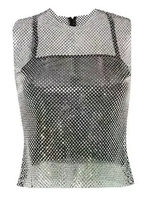 Philosophy Di Lorenzo Serafini Rhinestone-embellished Top - Black