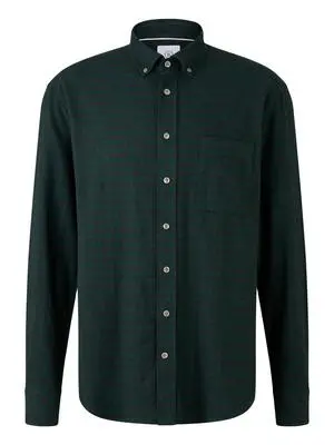 Bogner Flannel Shirt Timt Dark Green/anthracite