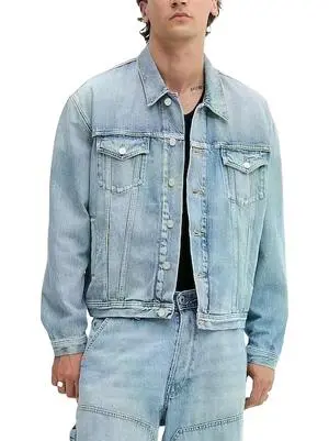 WON HUNDRED Button-up Denim Jacket - Blue