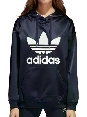 Adidas Stadium Trefoil Hoodie - Blue