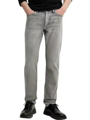 Rag & Bone Five-pocket Straight Leg Jeans - Grey