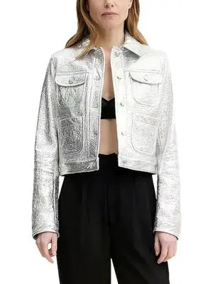 THE KOOPLES Metallic-Effect Jacket