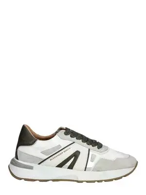 ALEXANDER SMITH Leather Panelled Sneakers - White