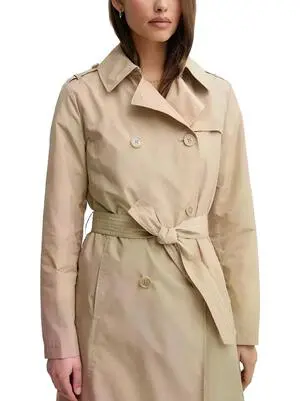 JOOP! Double-breasted Belted Trench Coat - Neutrals