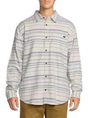BILLABONG Coastline Cotton Flannel Button-up Shirt - Chinos