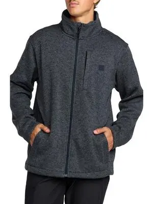 BILLABONG Boundary Fleece Zip Jacket - Navy