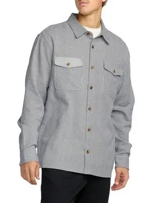 BILLABONG Austin Garage Corduroy Button-up Shirt - Stone Blue