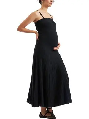 RIPE MATERNITY Faith Knit Dress - Black