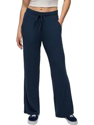 Prana Willow West Wide Leg Drawstring Pants Stormy Night