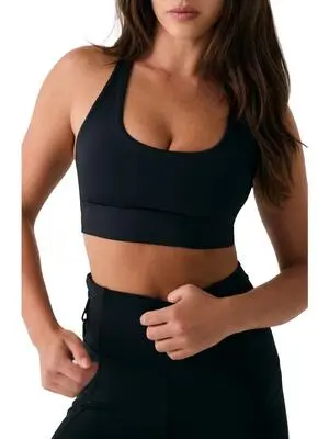 LOLE Action Strappy Sports Bra Black