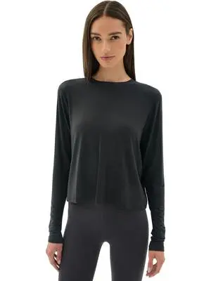 Splits59 SPLITS59 Djuna Long Sleeve Performance T-Shirt Graphite