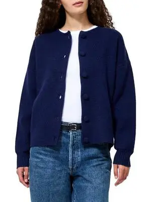 French Connection Riddley Drop Shoulder Cardigan Royal Blue