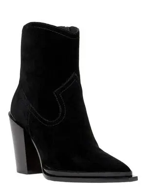 Paige Posey Block Heel Bootie - Black
