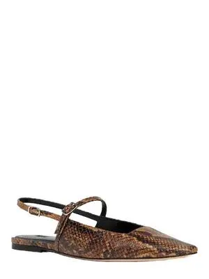 Paige Whitley Slingback Mary Jane Flat - Chs Snk