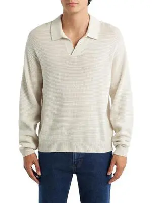FRAME Textured Wool And Cashmere Sweater - Warm White