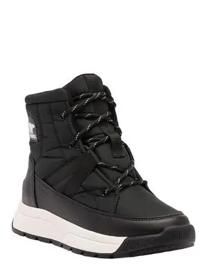 Sorel Whitney Iii Waterproof Mid Boot - Black/sea Salt