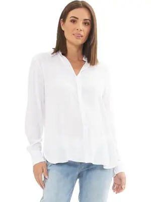 RIPE MATERNITY Clara Relaxed Shirt - White