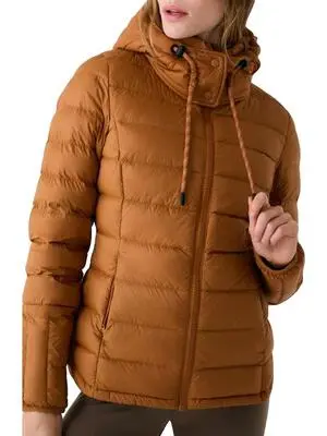 LOLE Emeline Water Repellent 550 Fill Power Down Jacket Ginger