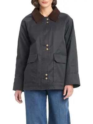 Sanctuary Waxed Barn Jacket - Black