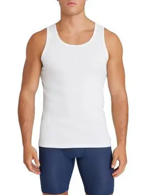 Tommy John Cool Stretch Cotton Tank Tops 3-pack - White