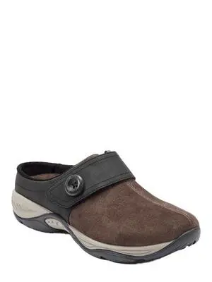 Easy Spirit Slip-on Mules - Dark Brown