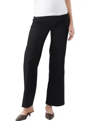 RIPE MATERNITY Kyle Wide Leg Maternity Jean - Black