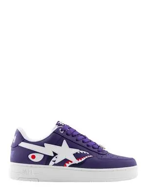 A BATHING APE Sta Low #2 Shark Sneakers - Purple