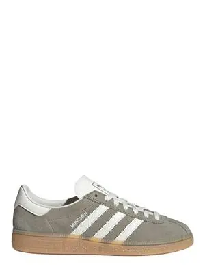 Adidas Muenchen Gum Sneakers - Silver Pebble/off White/silver Metallic