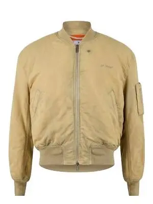Off-White Diag Tab Vintage Jacket - Beige