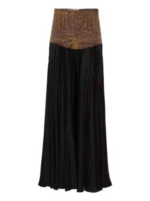 DIESEL® O-garcia Flared Maxi Skirt - Black