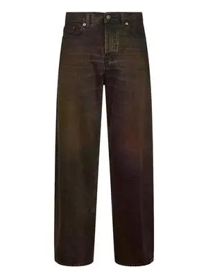 HAIKURE Cotton Five-pocket Jeans - Brown